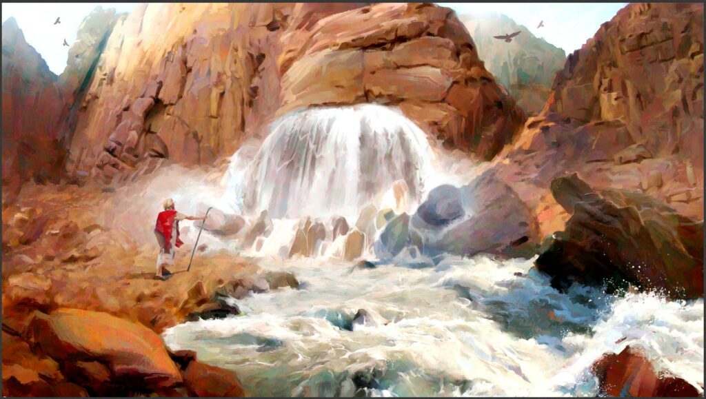 The Split Rock and Battlefield at Rephidim - Doubting Thomas Research