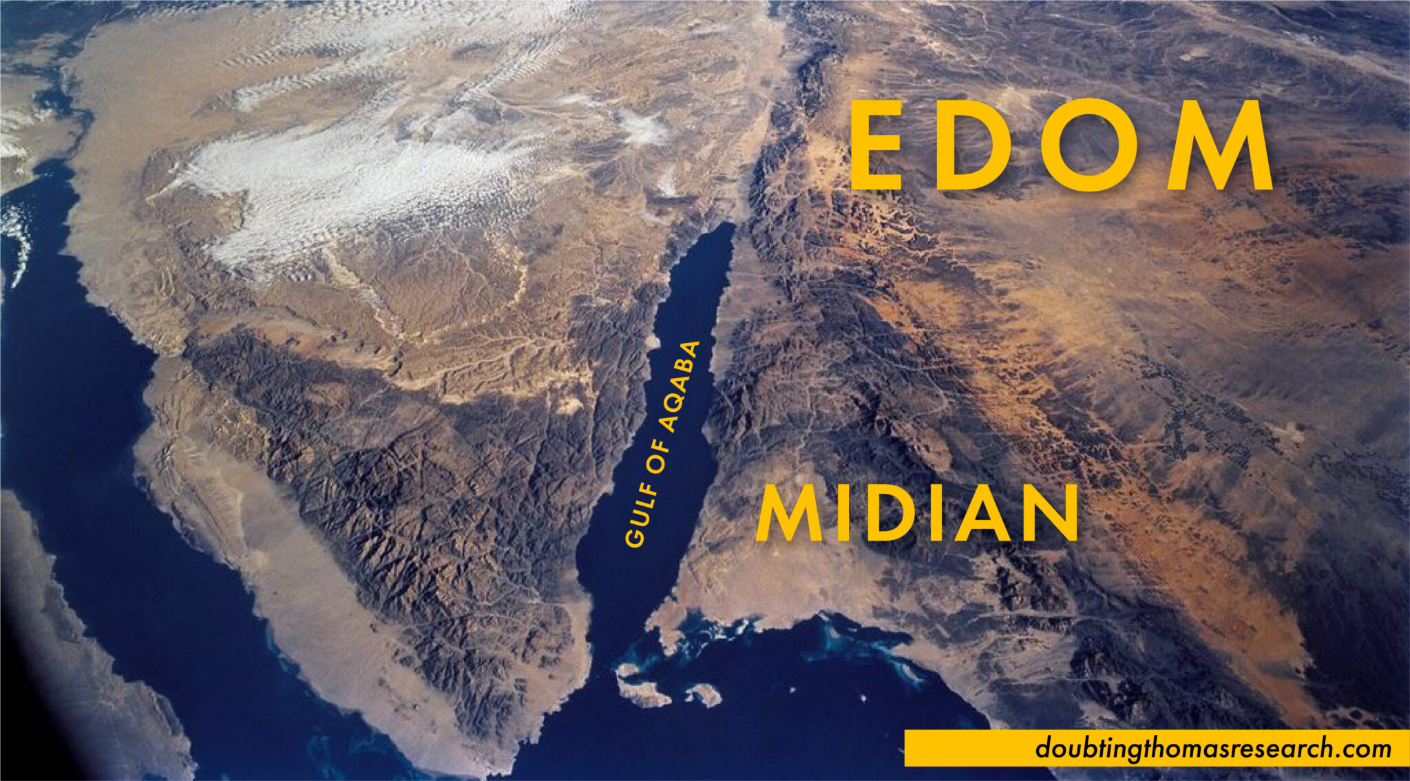 The Sea of Edom Theory - Doubting Thomas Research Foundation
