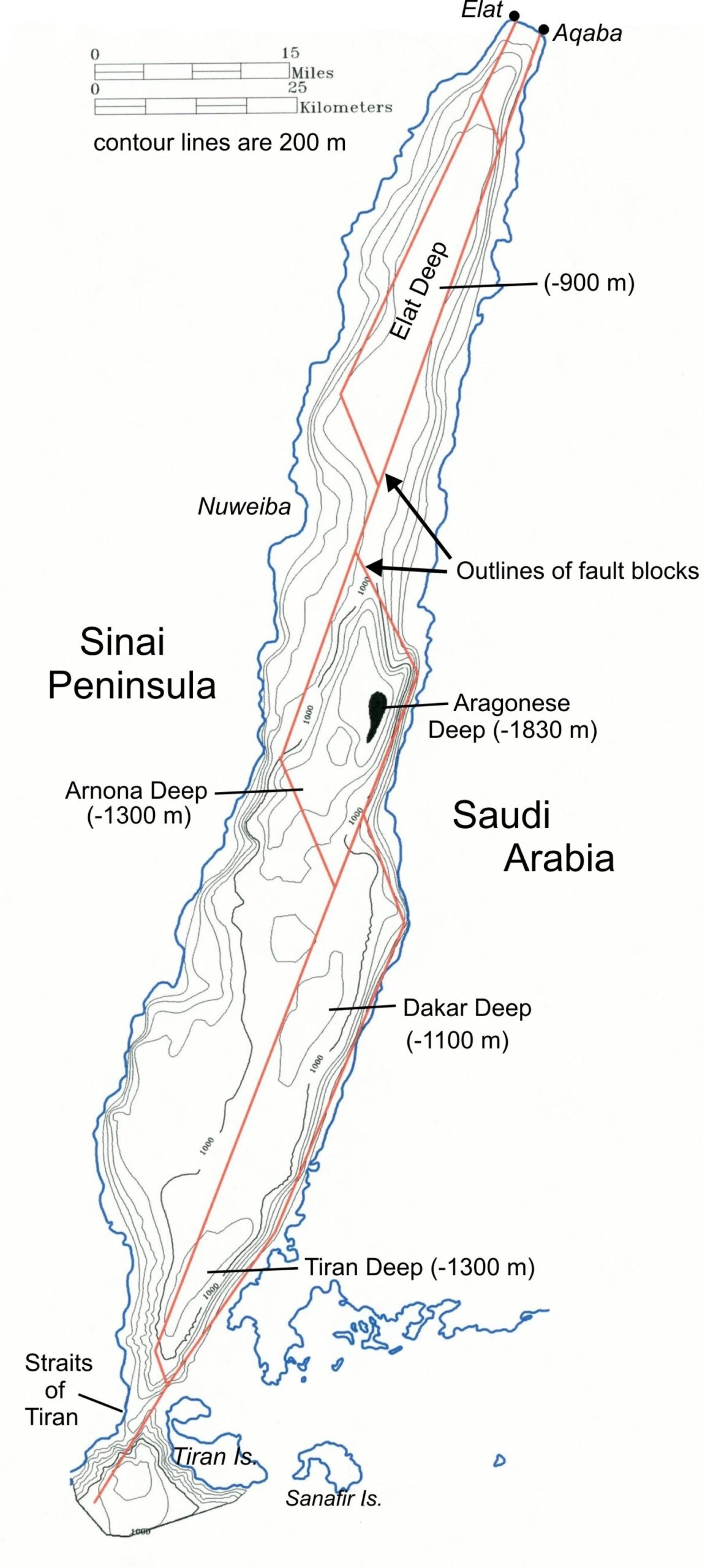 Egypt-to-Saudi Arabia Red Sea Crossing Candidates - DTRF